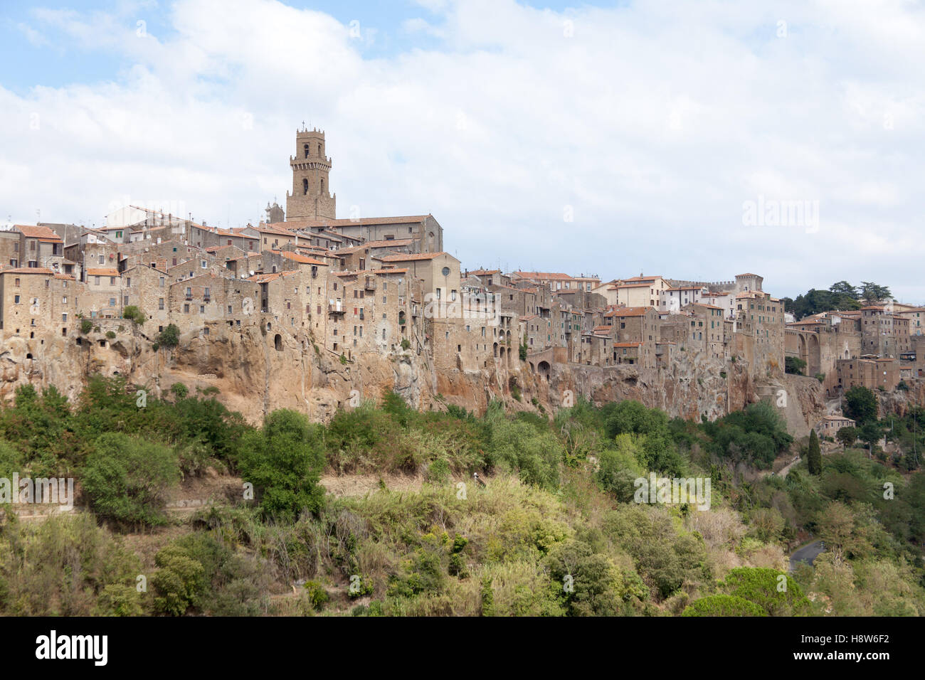 Pitigliano Tuscany Italy Ancient Town Tuff Travel Etruscan Old