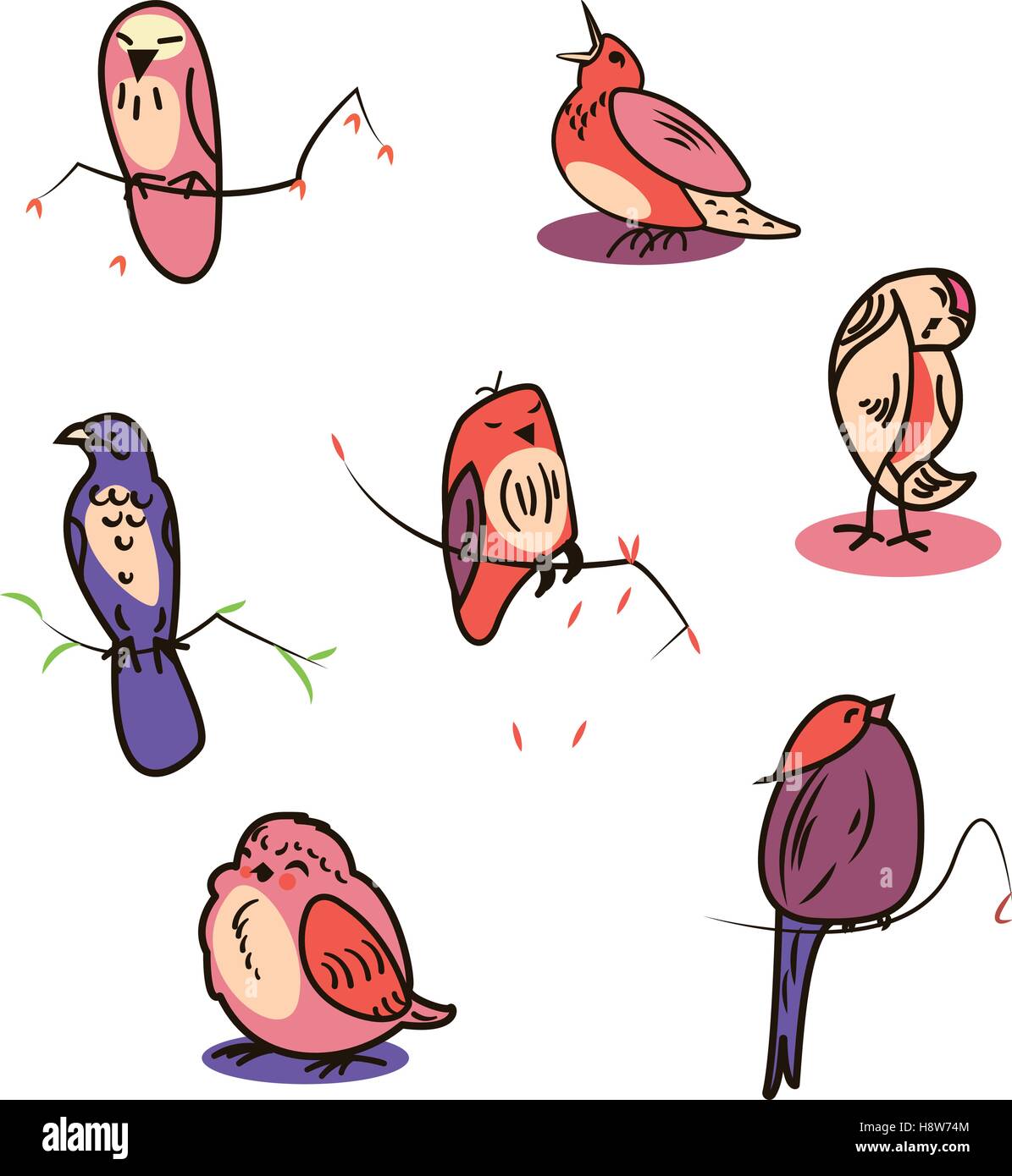 Birds that can fly Stock Vector Images - Alamy