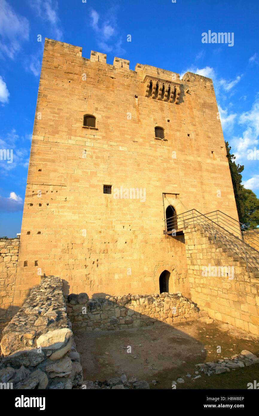 Kolossi Castle, Kolossi, Cyprus, Eastern Mediterranean Sea Stock Photo ...