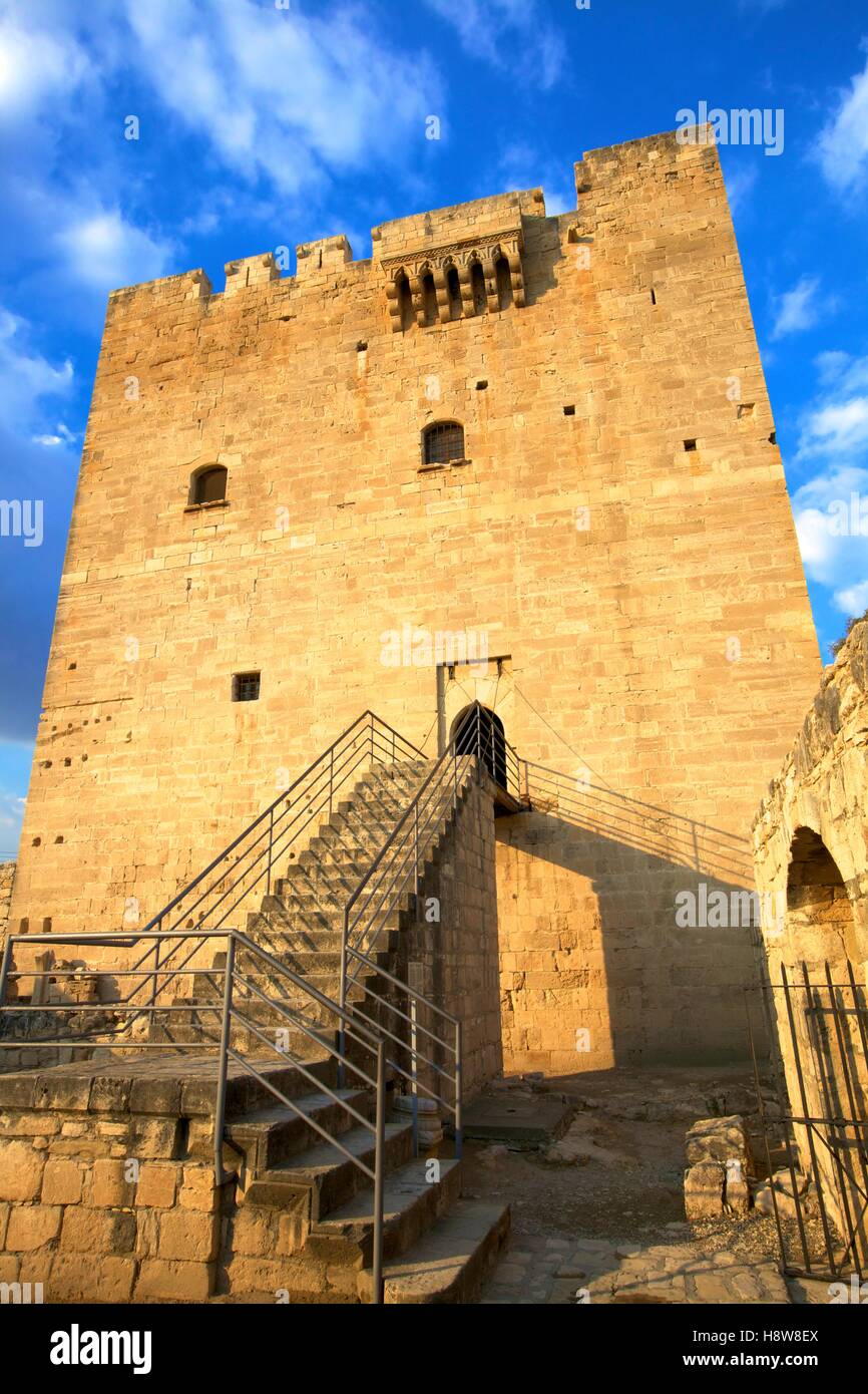 Kolossi Castle, Kolossi, Cyprus, Eastern Mediterranean Sea Stock Photo ...