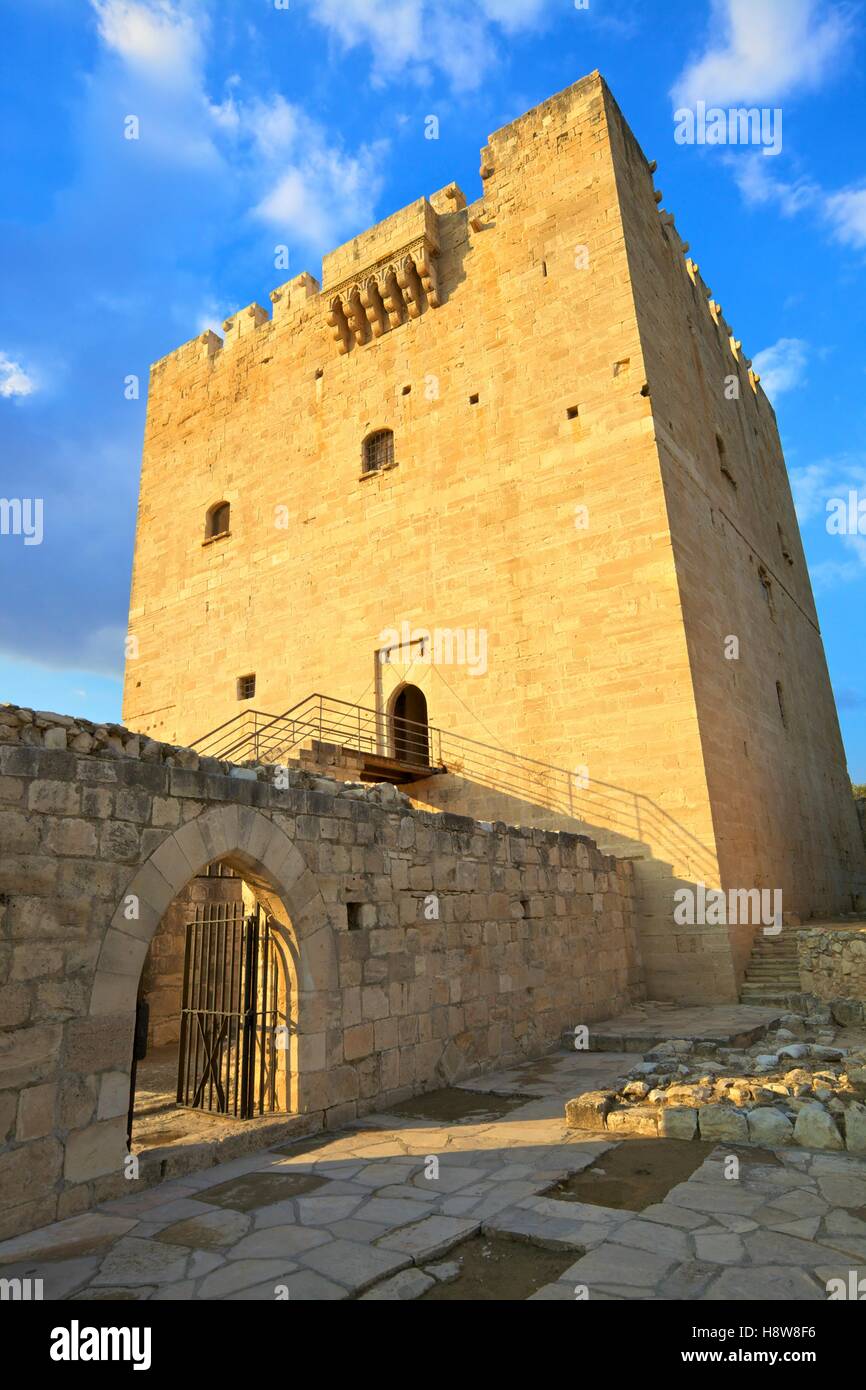Kolossi Castle, Kolossi, Cyprus, Eastern Mediterranean Sea Stock Photo ...