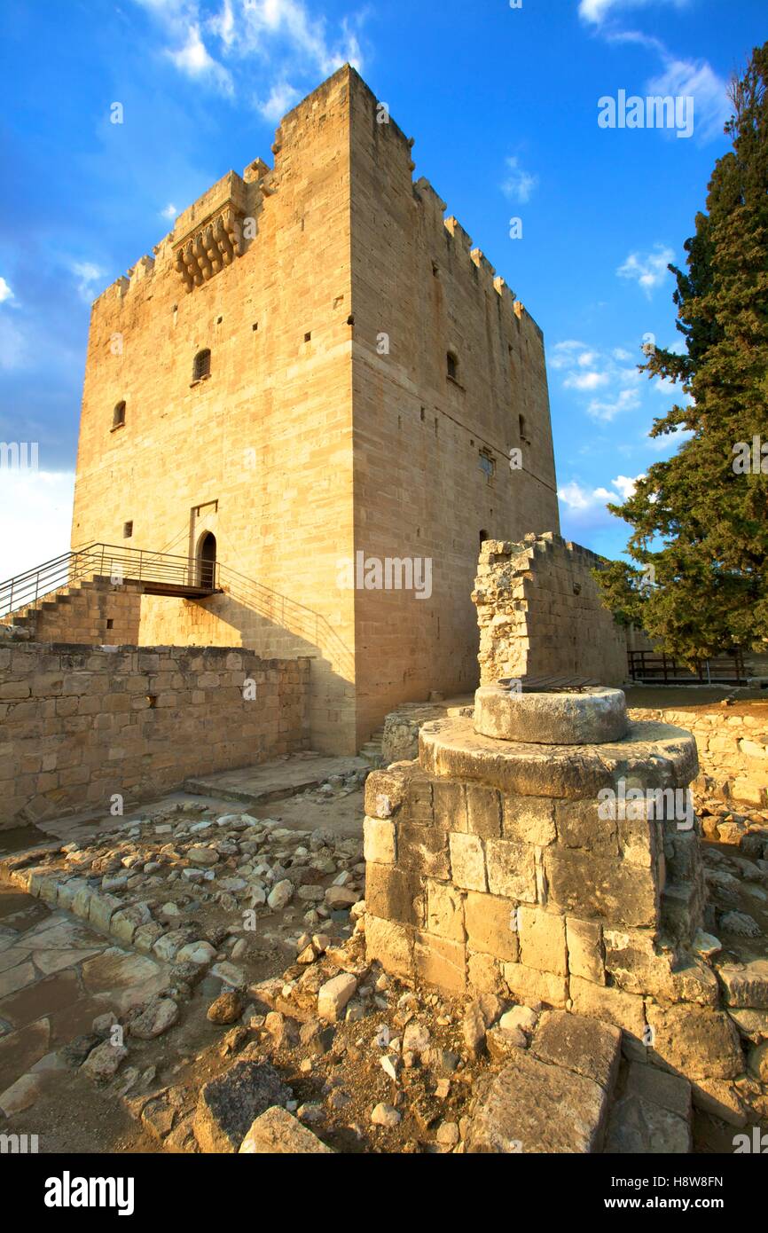 Kolossi Castle, Kolossi, Cyprus, Eastern Mediterranean Sea Stock Photo ...