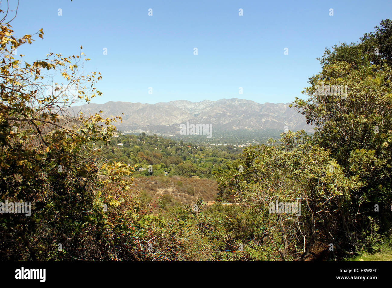 The San Gabriel Mountains as seen from Pasadena, CA Stock Photo - Alamy