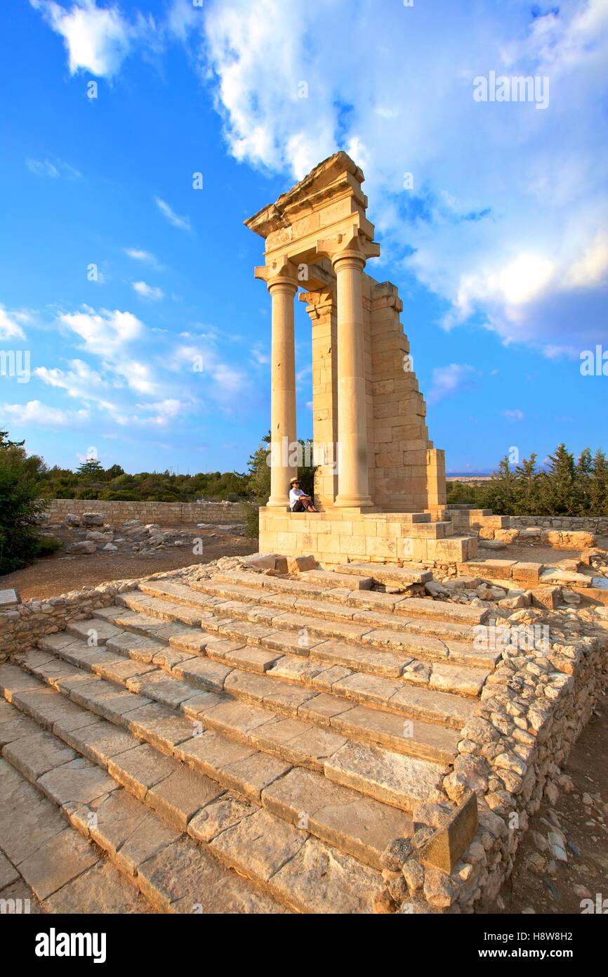 Temple of Apollo, Kourion, Cyprus, Eastern Mediterranean Sea Stock ...