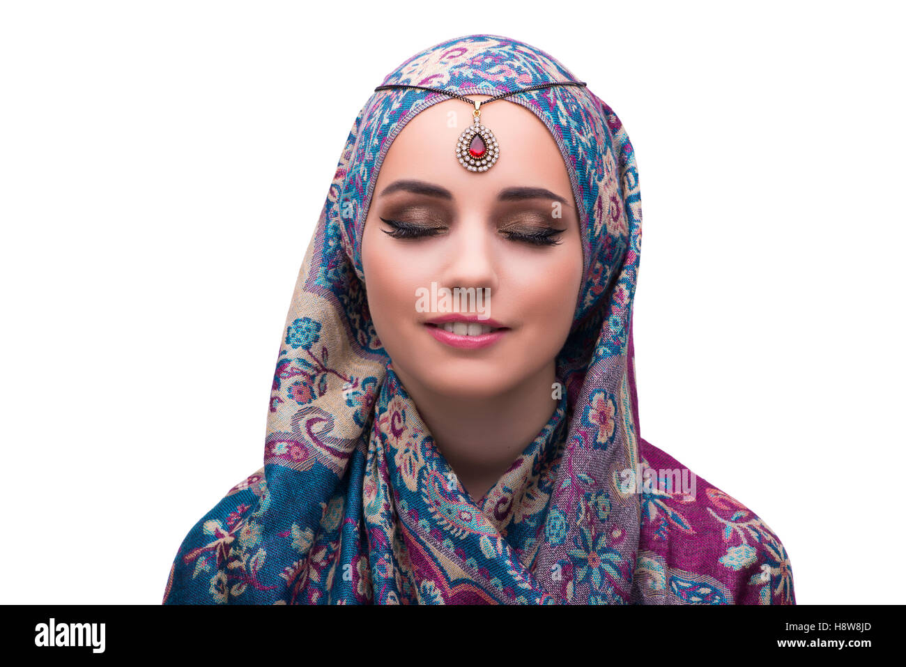 Woman in traditional muslim clothing Stock Photo - Alamy