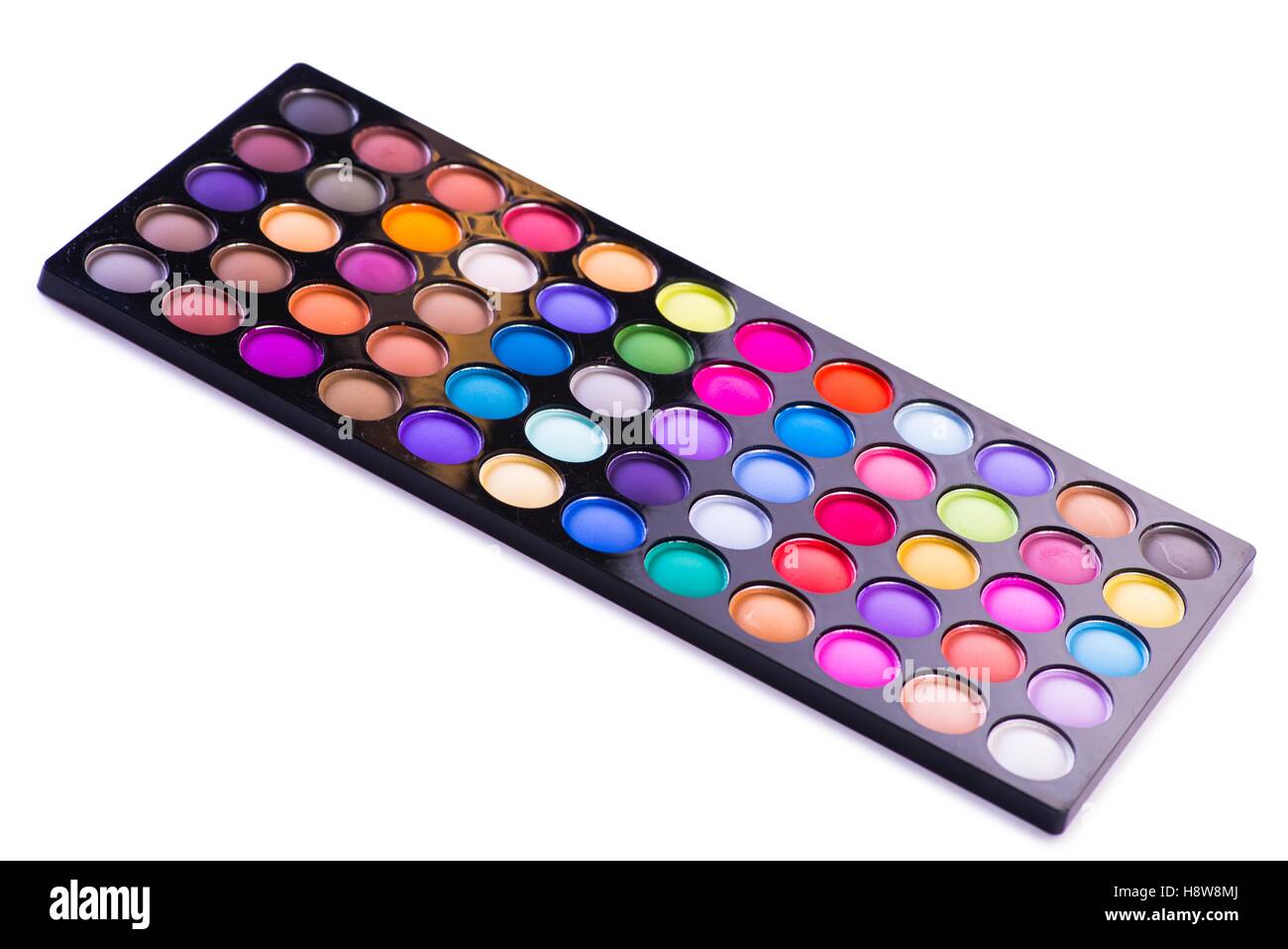 Artist palette isolated on white Stock Photo - Alamy