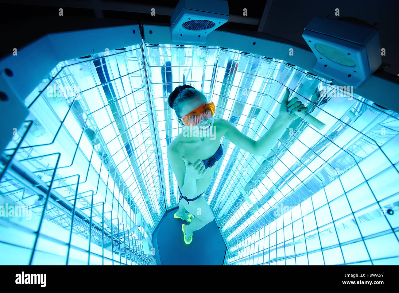 Light therapy phototherapy treatment depression hi-res stock ...