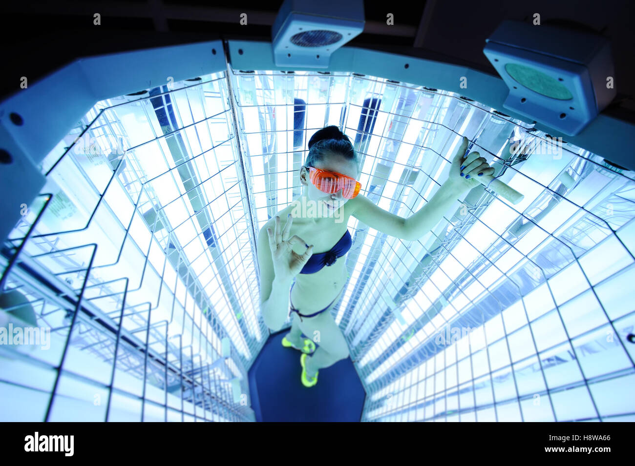 Light therapy phototherapy treatment depression hi-res stock ...