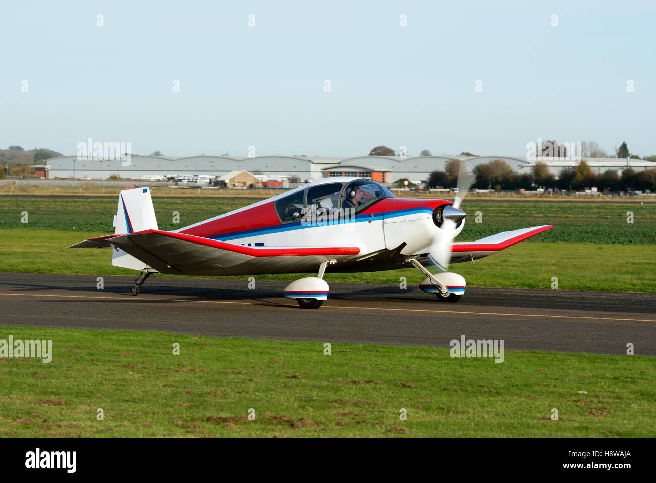 Jodel D119 at Wellesbourne Airfield, Warwickshire, UK (G-BWMB Stock ...