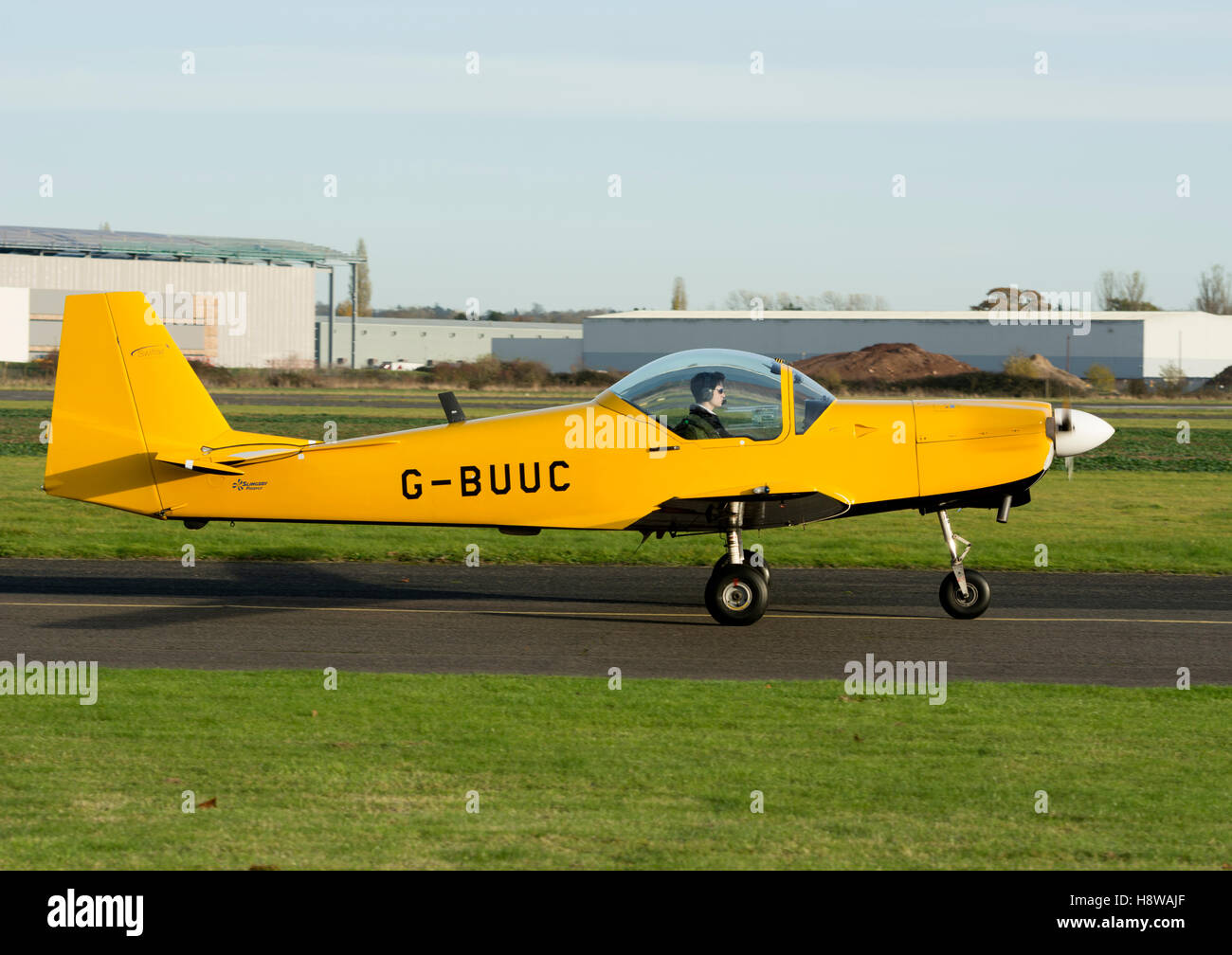 Slingsby T-67M Firefly Mk.2 at Wellesbourne Airfield, Warwickshire, UK ...