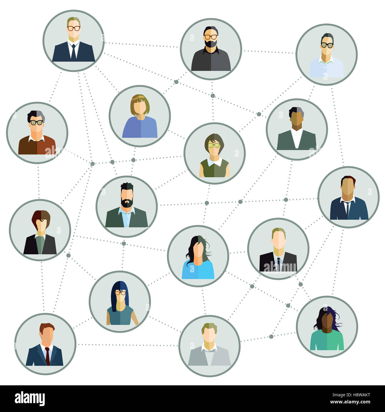 Staff Team, infographic, teamwork, office Stock Photo - Alamy