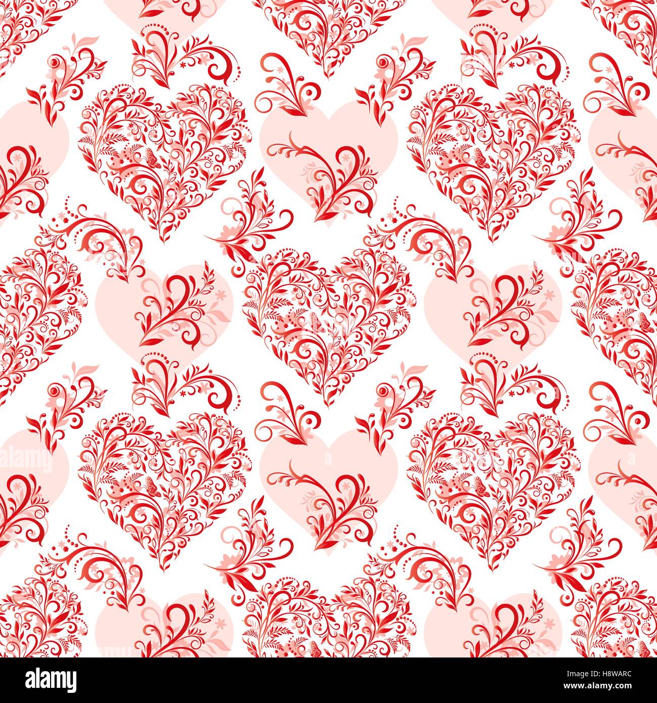 Love hearts cutout Stock Vector Images - Alamy