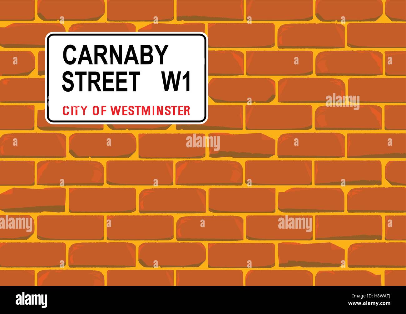 Sign of carnaby street Stock Vector Images - Alamy