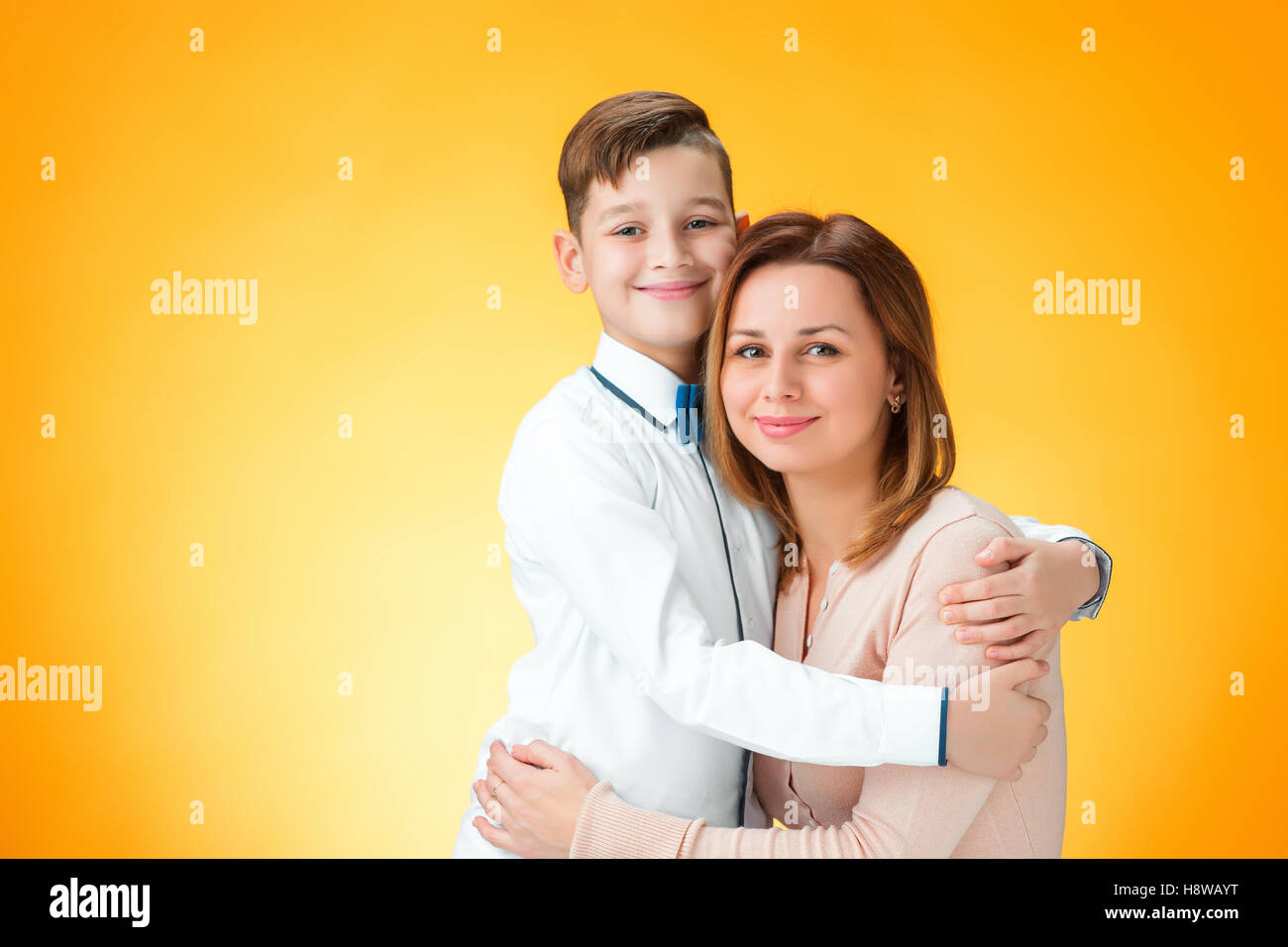 Happy mother and son Stock Photo - Alamy