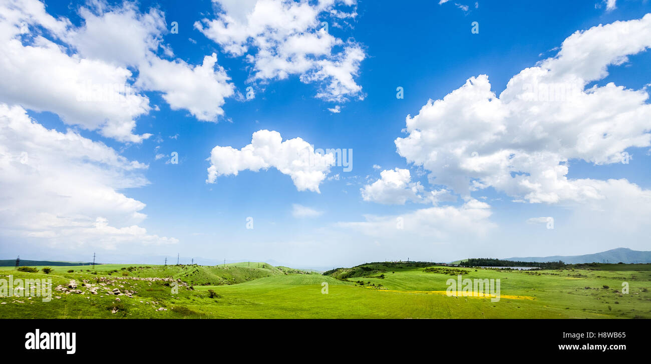 Blue hills background hi-res stock photography and images - Alamy
