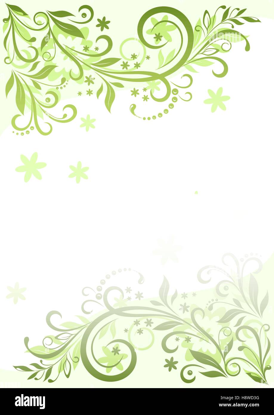 Background with Floral Pattern Stock Vector Image & Art - Alamy