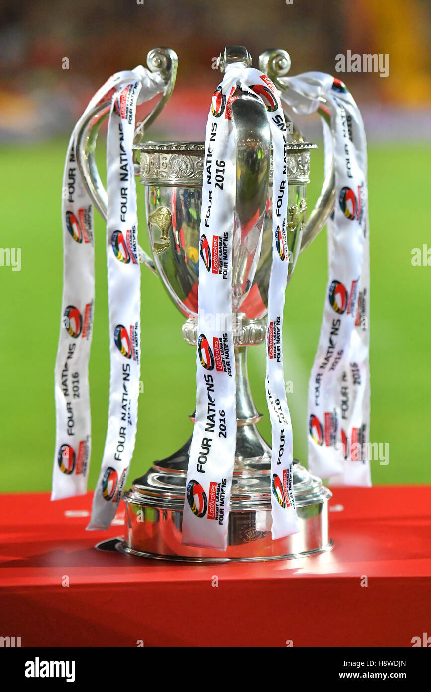 The Four Nations Trophy on display before the match Stock Photo - Alamy