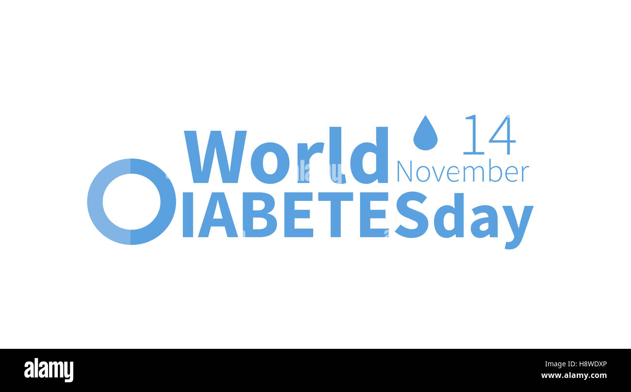World diabetes day, november 14th banner Stock Photo - Alamy