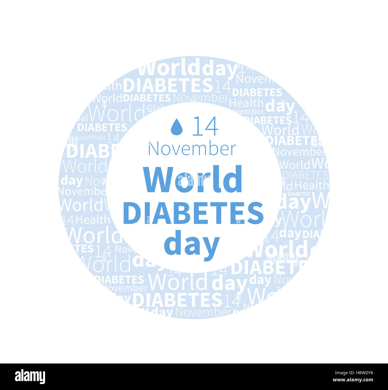 World diabetes day, november 14th banner Stock Photo - Alamy