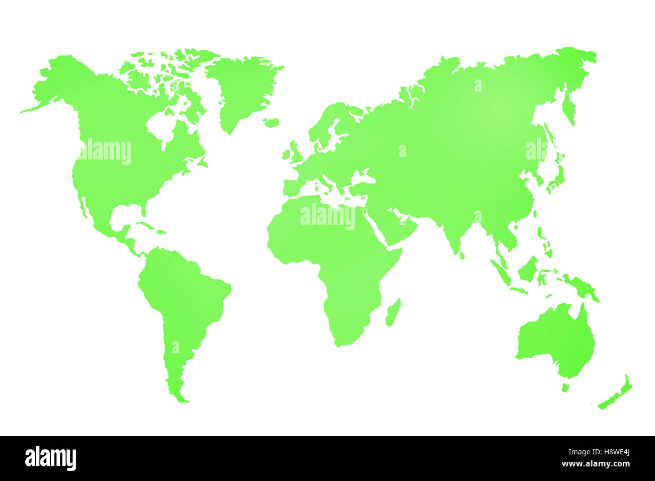 Abstract illustration of world map Stock Photo - Alamy