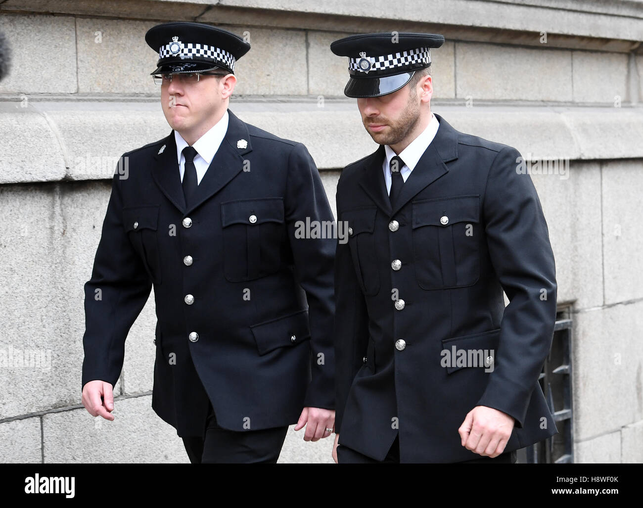 Witnesses Police officers PC Craig Nicholls (left) and PC Jonathan ...