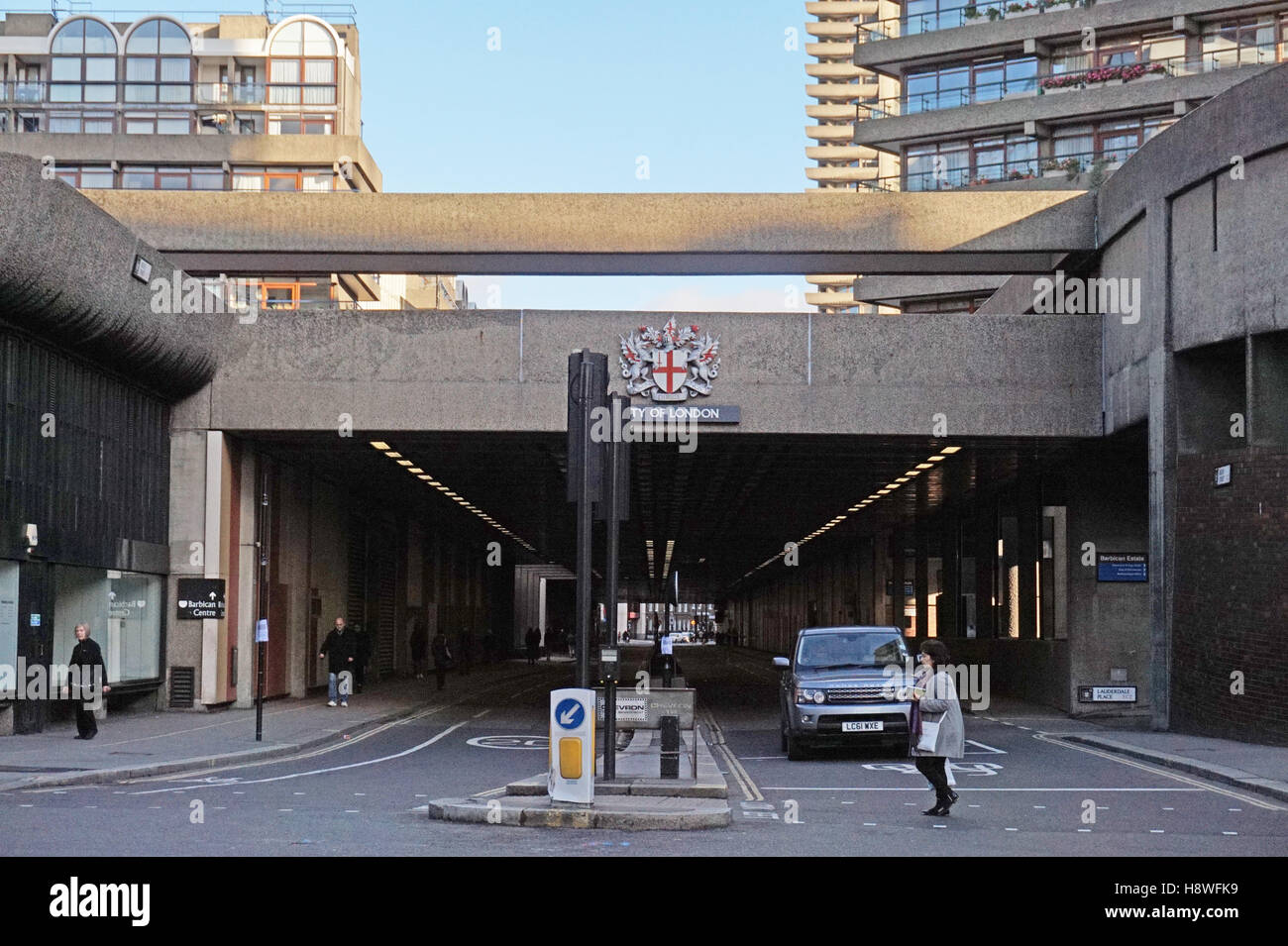 The Barbican tunnel, London Stock Photo - Alamy