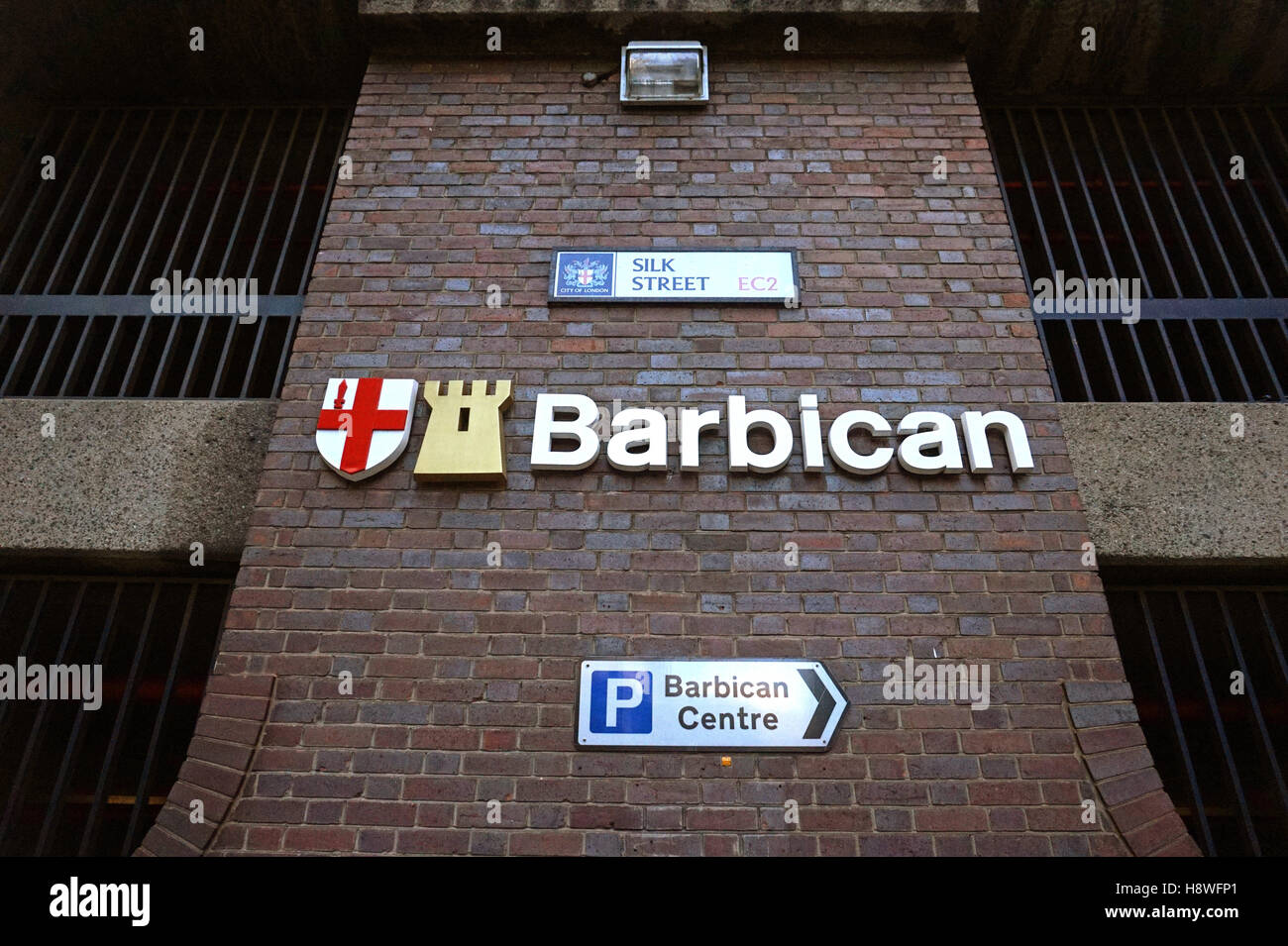 Barbican centre logo hi-res stock photography and images - Alamy