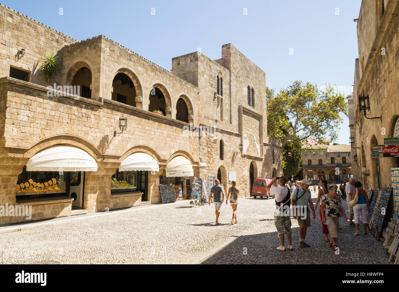 Rhodes Old Town Stock Photo - Alamy