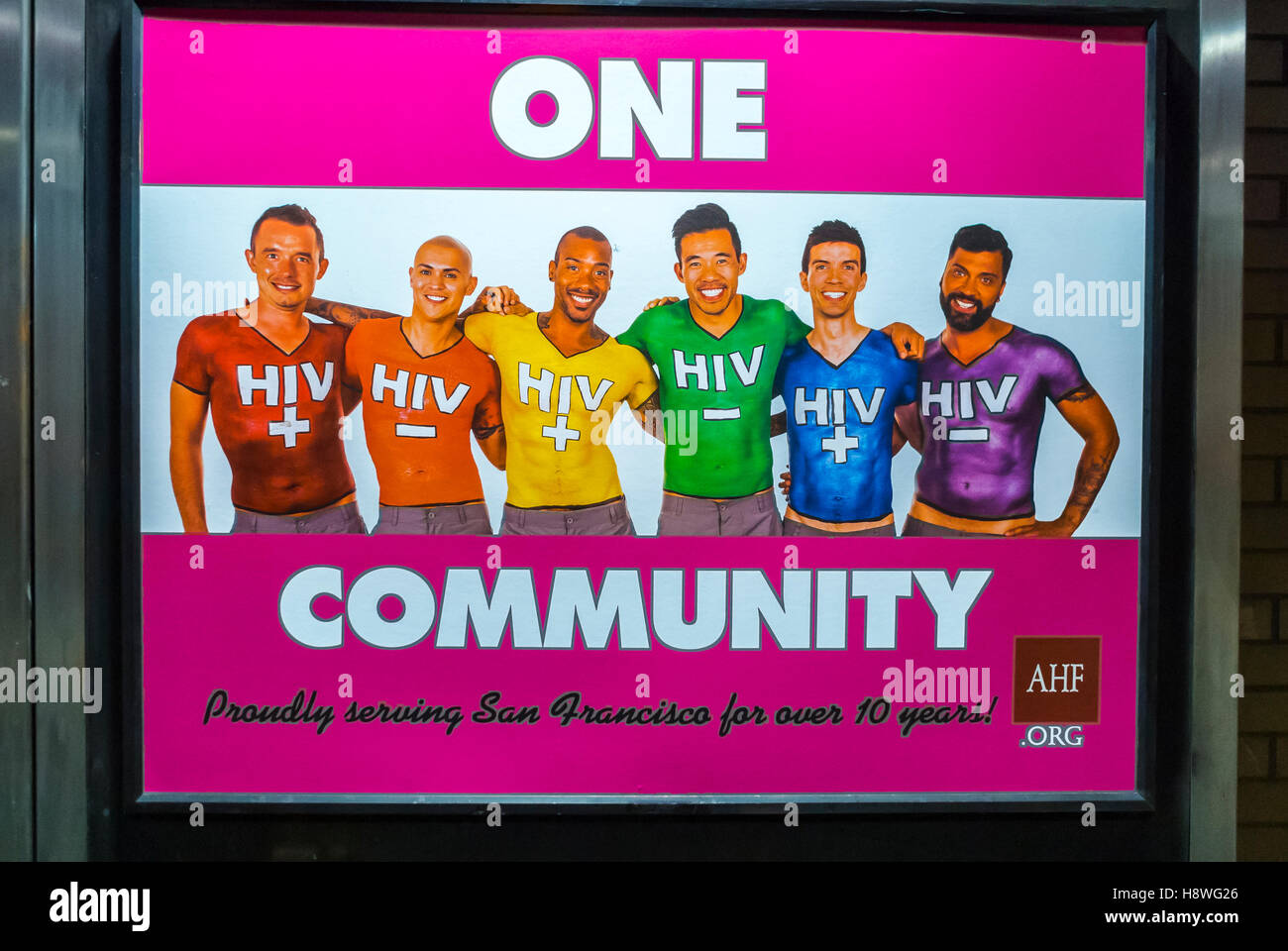 San Francisco, CA, USA, HIV Health Care Posters, LGBT Aids Healthcare ...