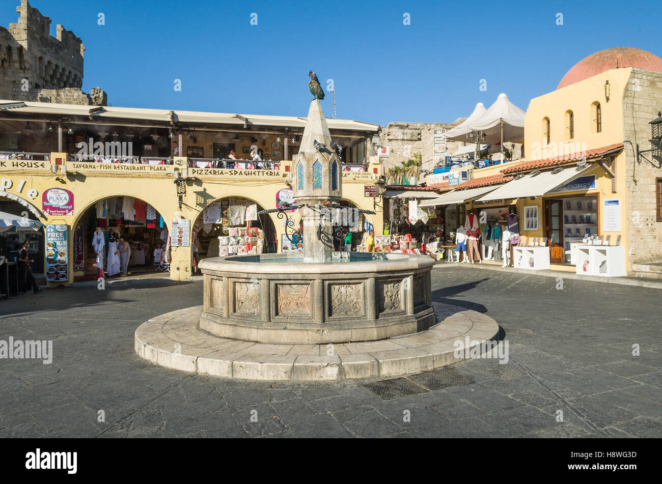 Rhodes Old Town Stock Photo - Alamy
