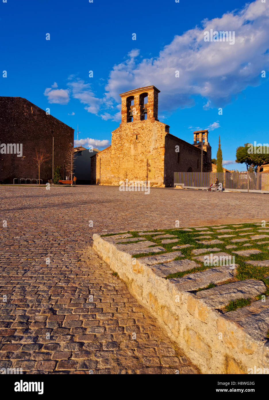 Spain, Catalonia, Barcelona Province, Terrassa, View of the Churches of ...