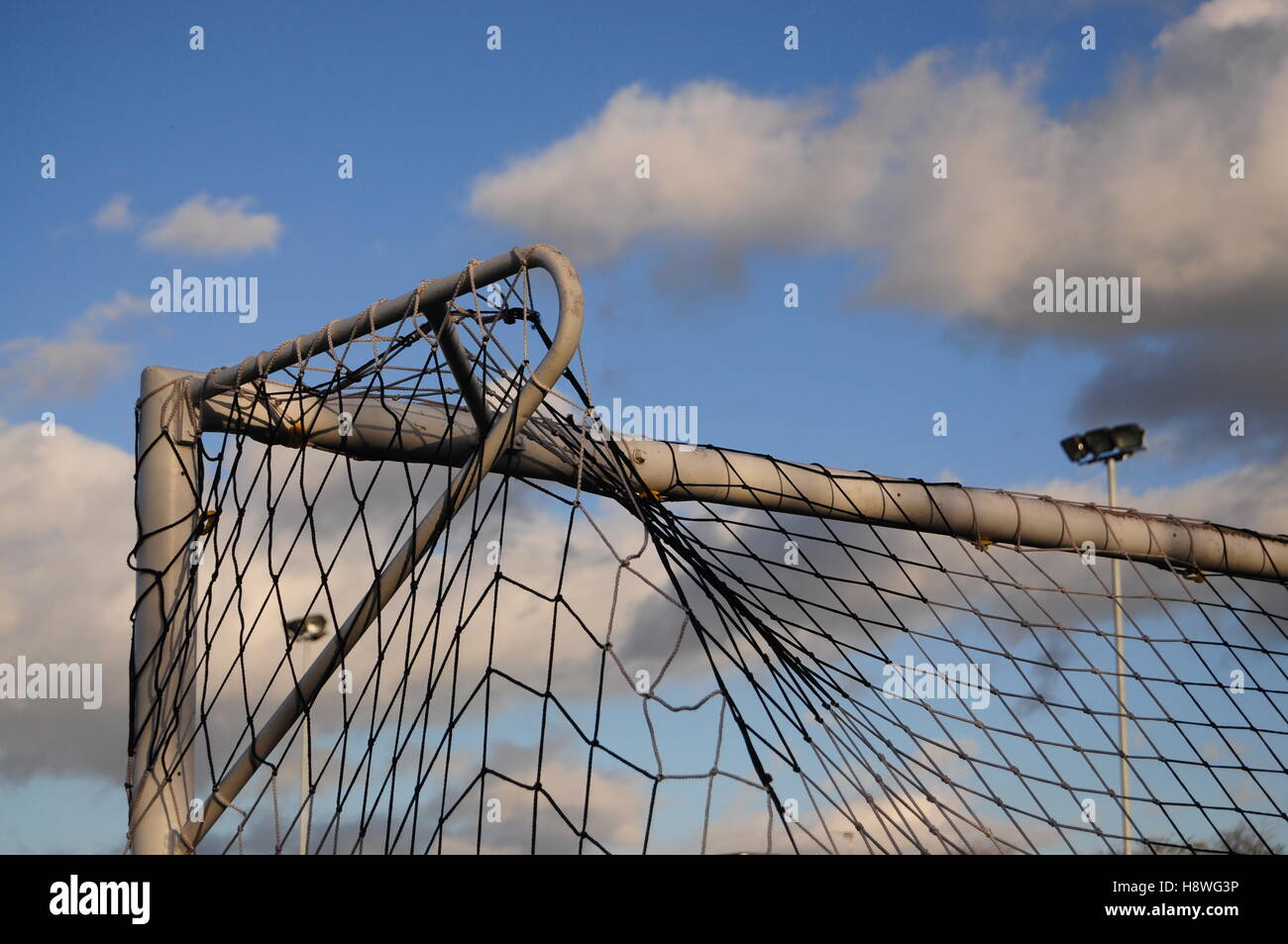 Footy Goal Posts High Resolution Stock Photography and Images - Alamy