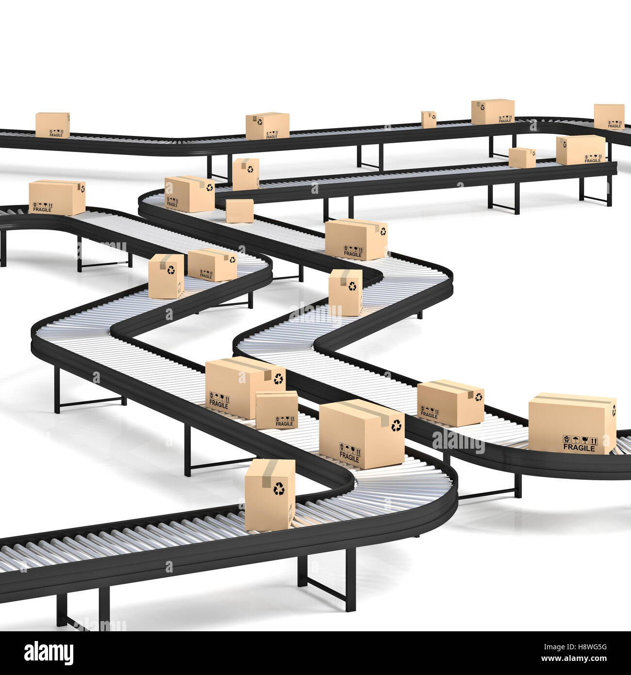 3d boxes hi-res stock photography and images - Alamy