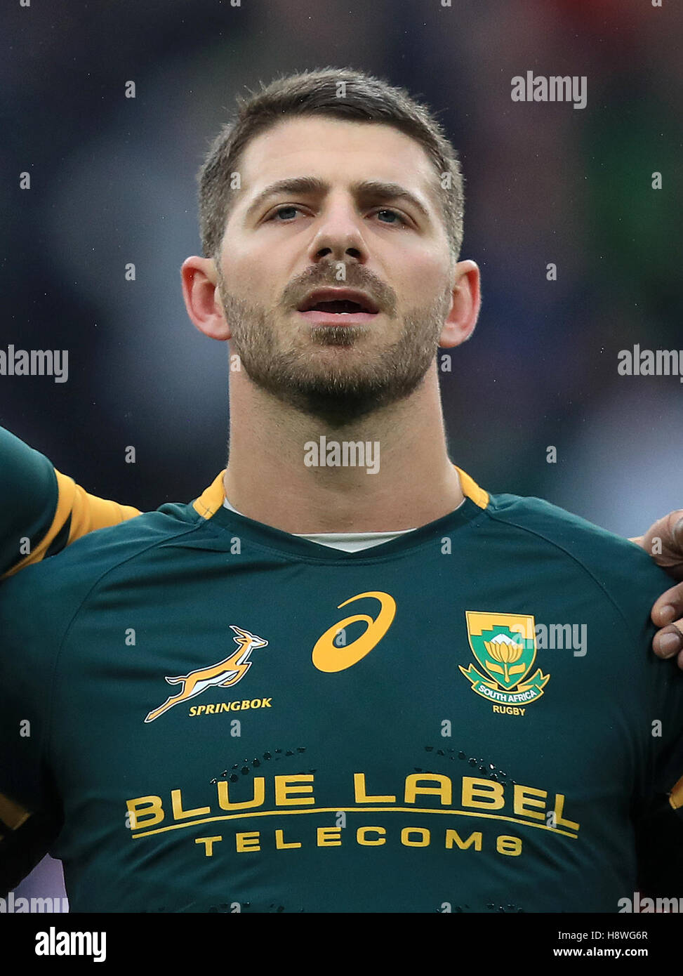 South Africa's Willie le Roux during the Autumn International match at ...