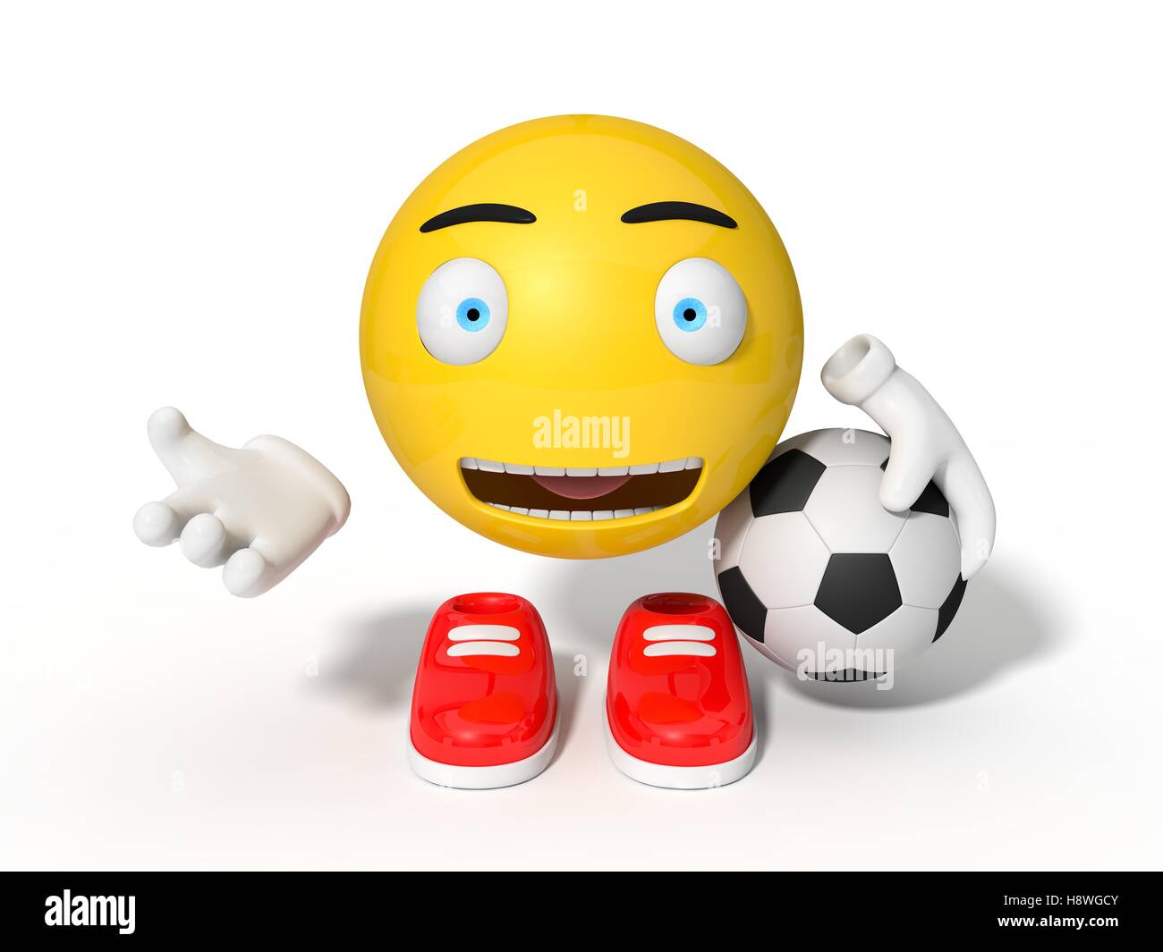 Football Emoji Wallpaper Emoticon Football Stock Illustrations
