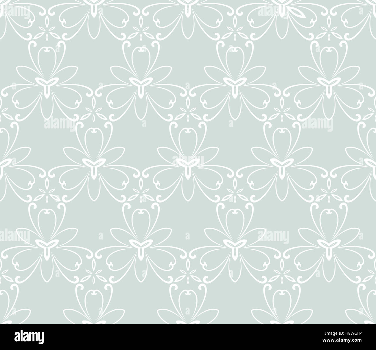 Floral Fine Seamless Pattern Stock Photo - Alamy