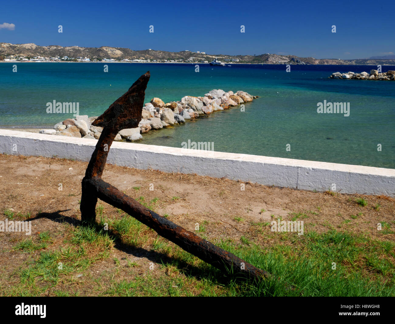 Greece greek harbour kefalos kos hi-res stock photography and images ...