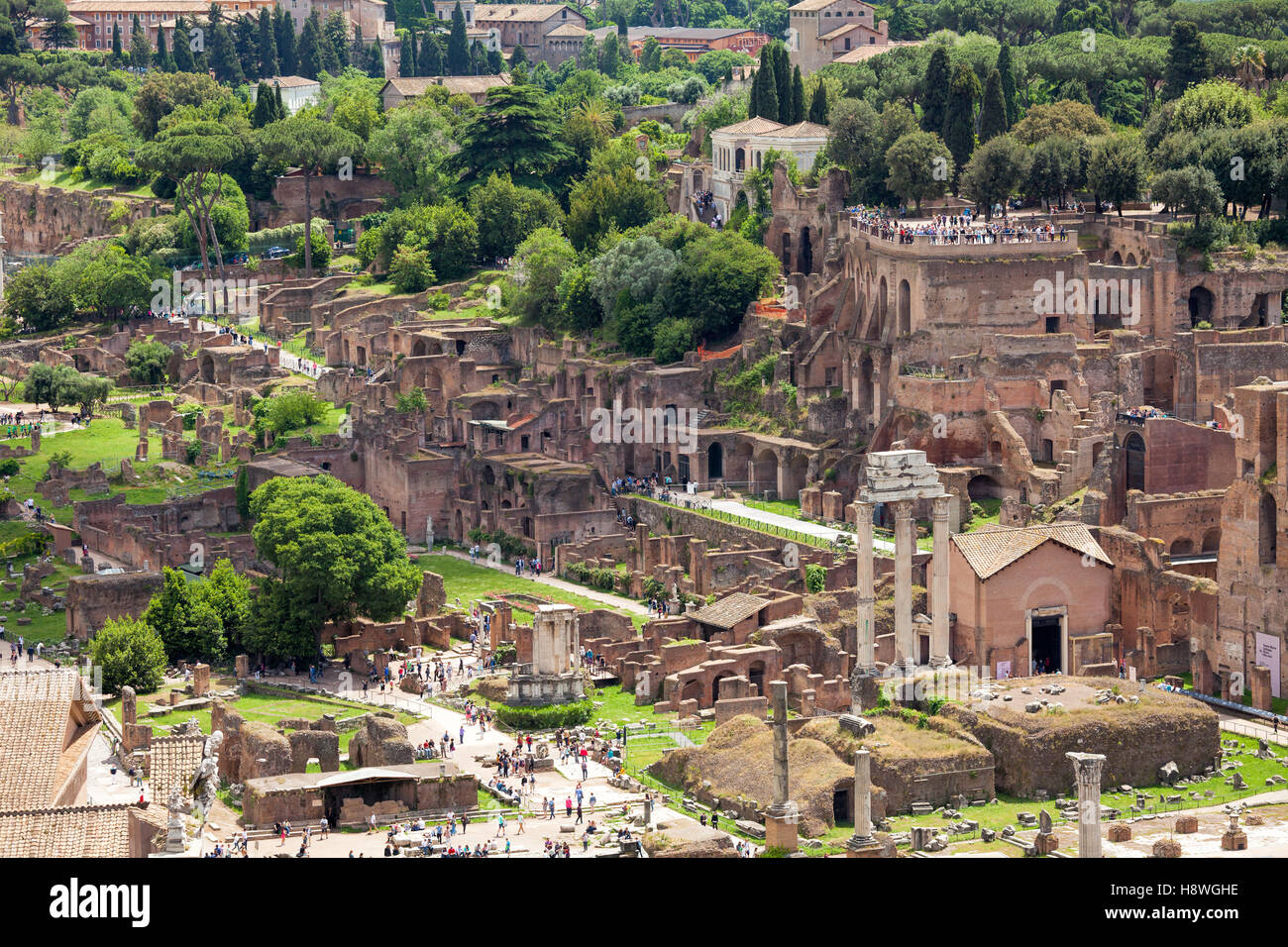 Aerial view rome hi-res stock photography and images - Alamy