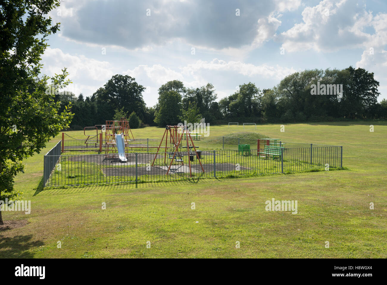 Snitterfield Playground, Snitterfiled, Warwickshire, England, UK Stock ...