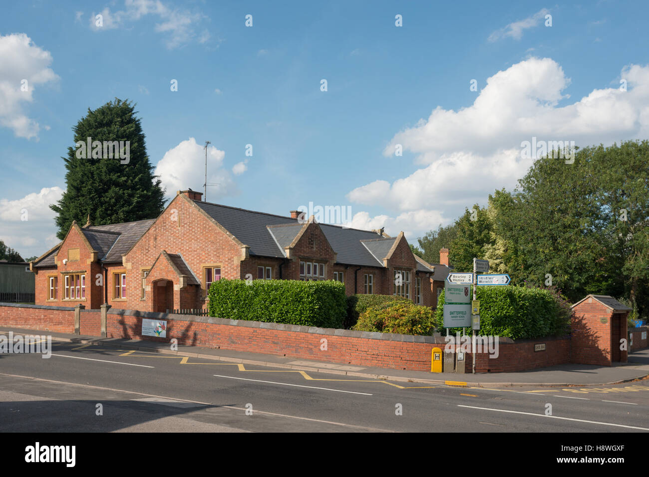 Snitterfield Primary School, Snitterfield, Warwickshire, England, UK ...