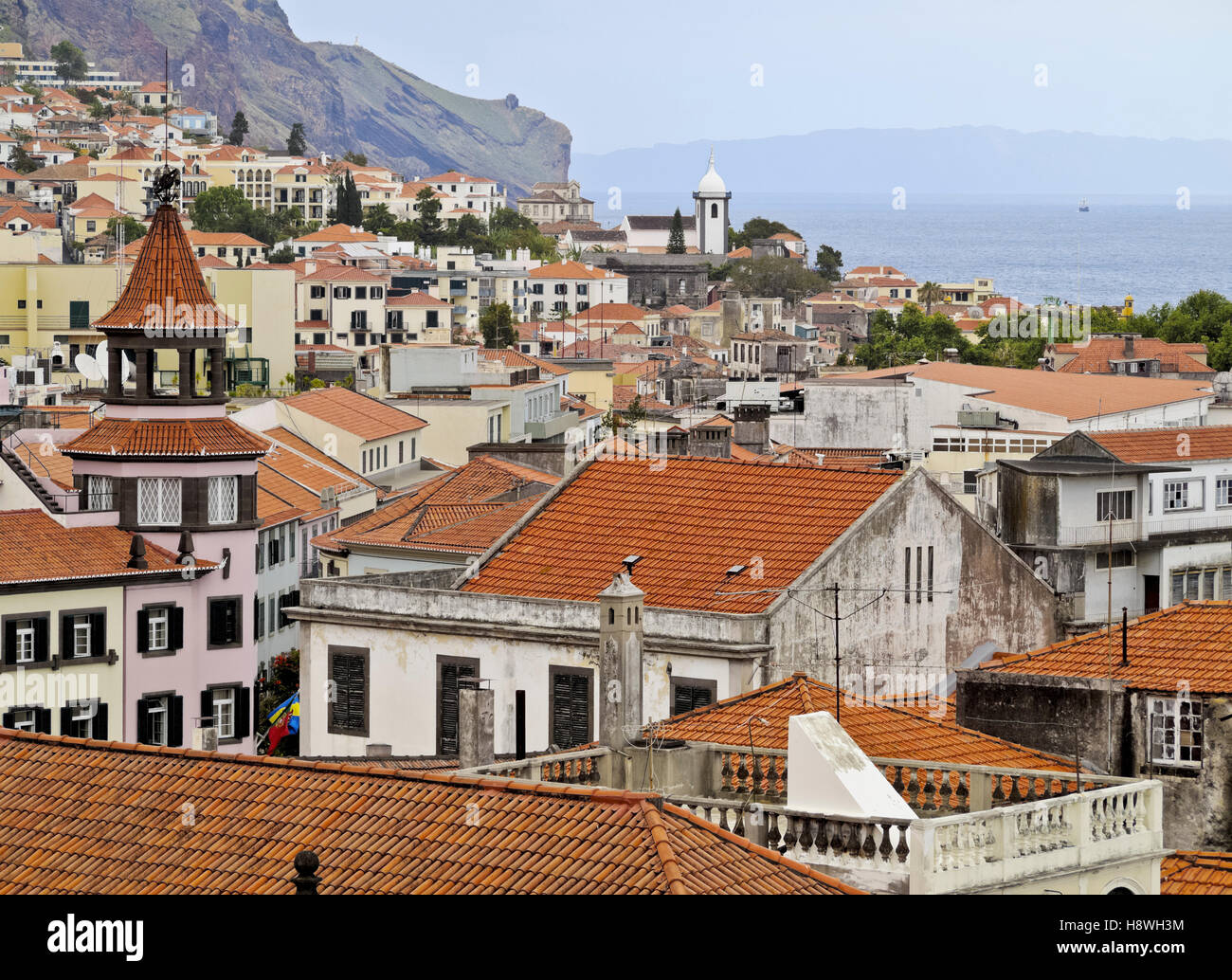 View of the atlantic and funchal hi-res stock photography and images ...