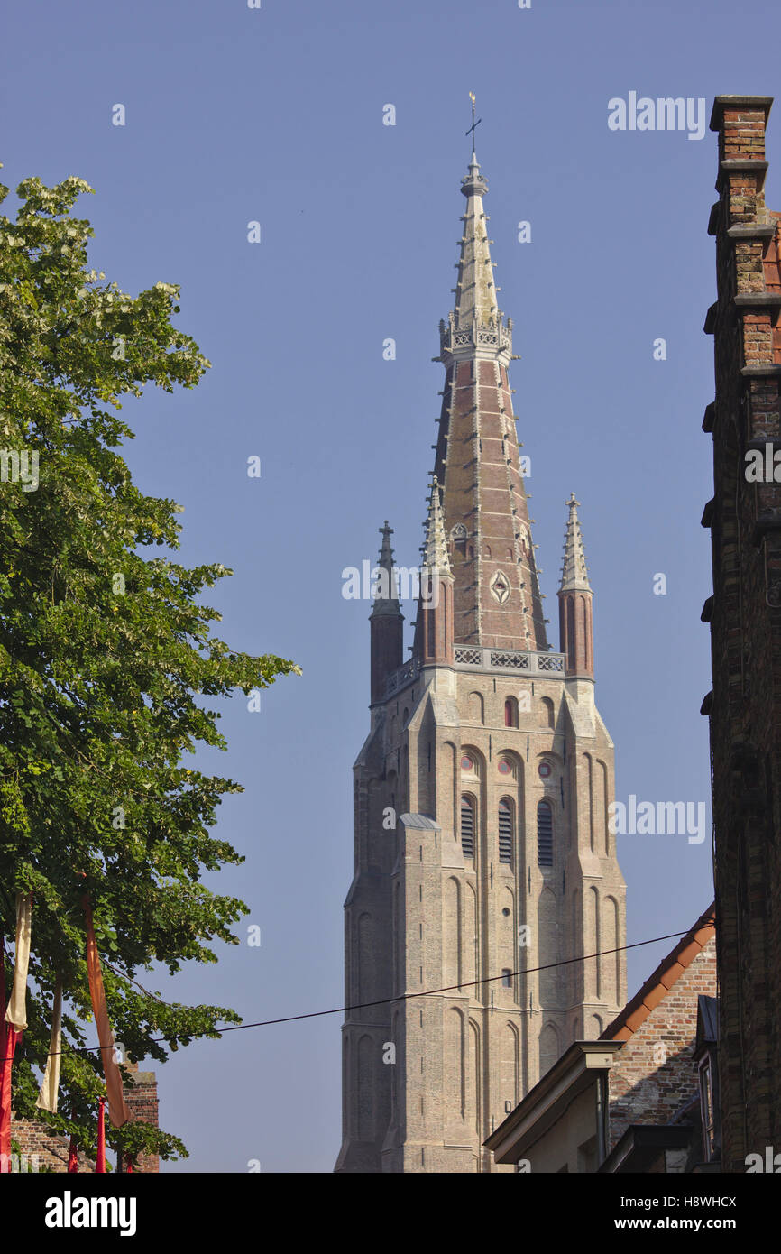 Tower church our lady bruges hi-res stock photography and images - Alamy
