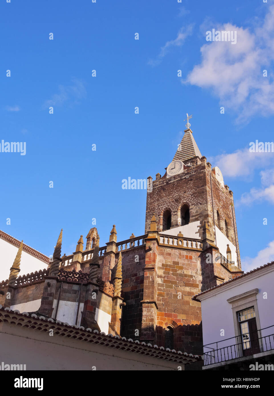 Portugal, Madeira, Funchal, View of the Cathedral of Our Lady of the ...