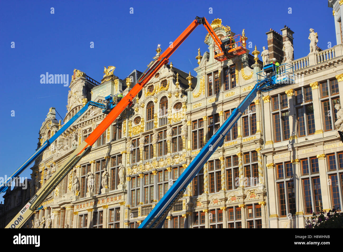 Brussels baroque buildings hi-res stock photography and images - Alamy
