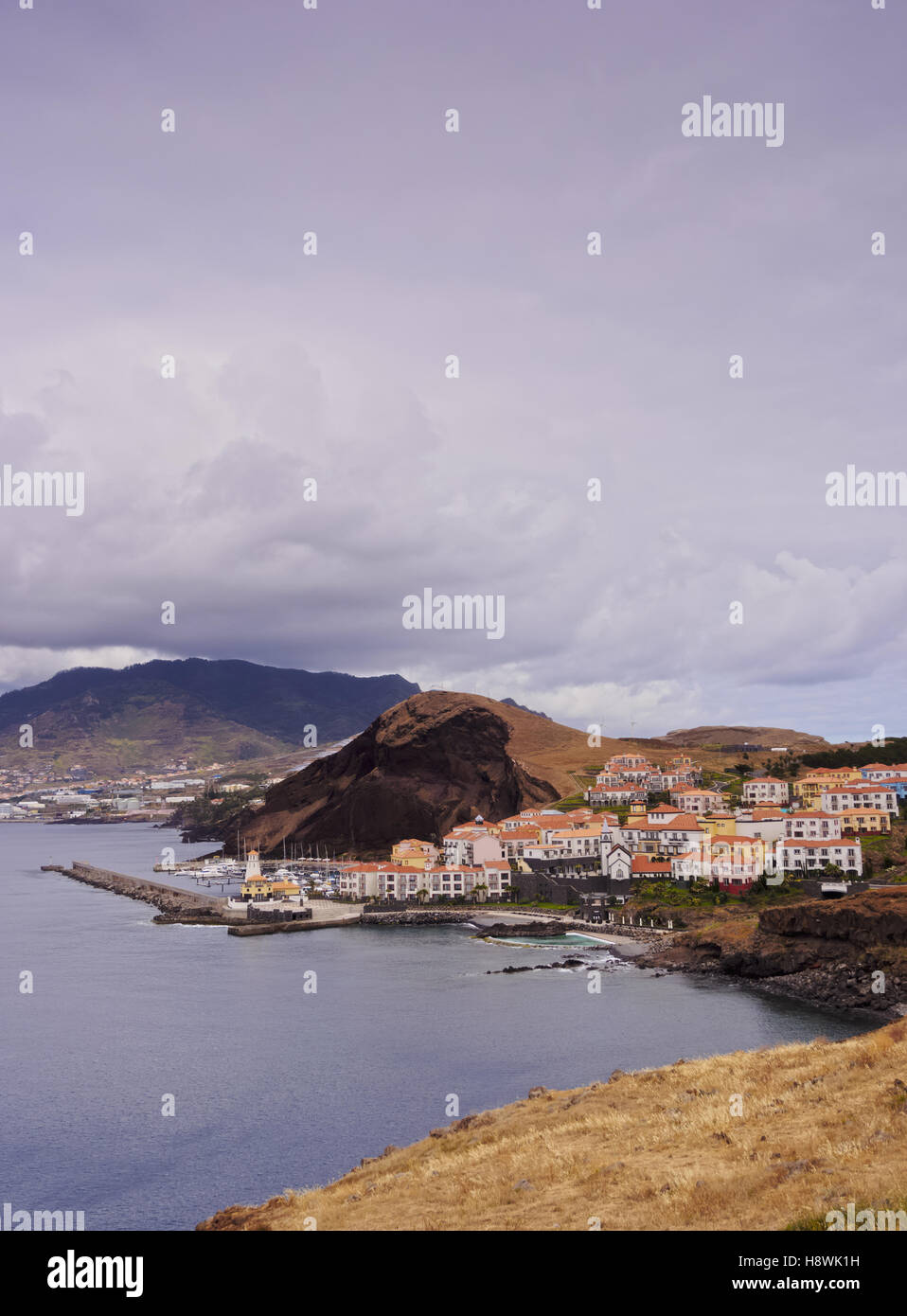 Portugal, Madeira, View of the Canical village Stock Photo - Alamy