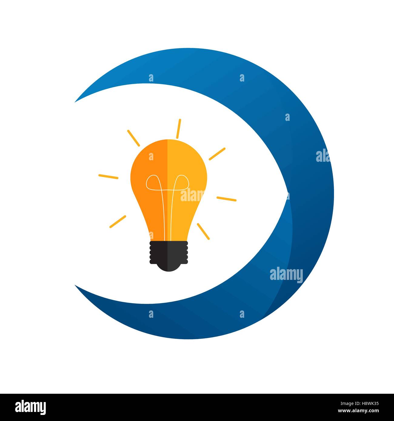 Idea Bulb Flat Icon with Long Shadow, Vector Illustration Stock Vector ... Idea Bulb Flat Icon with Long Shadow, Vector Illustration Stock Vector ...