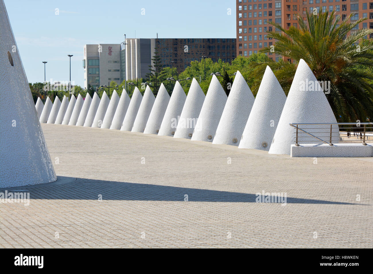 The City of Arts and Sciences in the Turia Gardens, Valencia, Spain ...