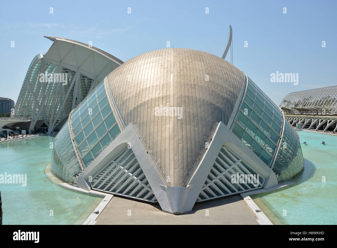 The City of Arts and Sciences in the Turia Gardens, Valencia, Spain ...