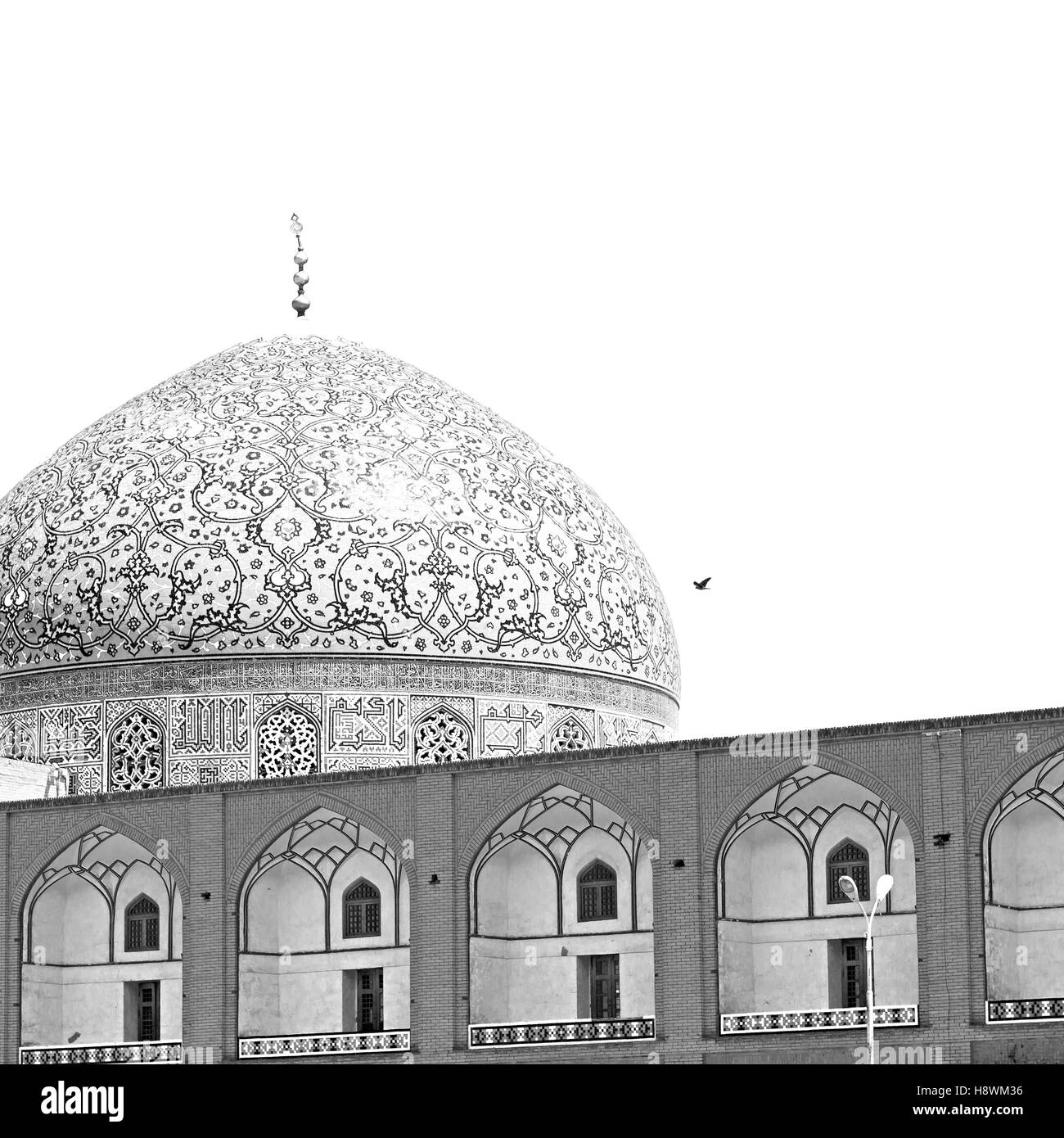 Naqsh e jahan square mosque Black and White Stock Photos & Images - Alamy