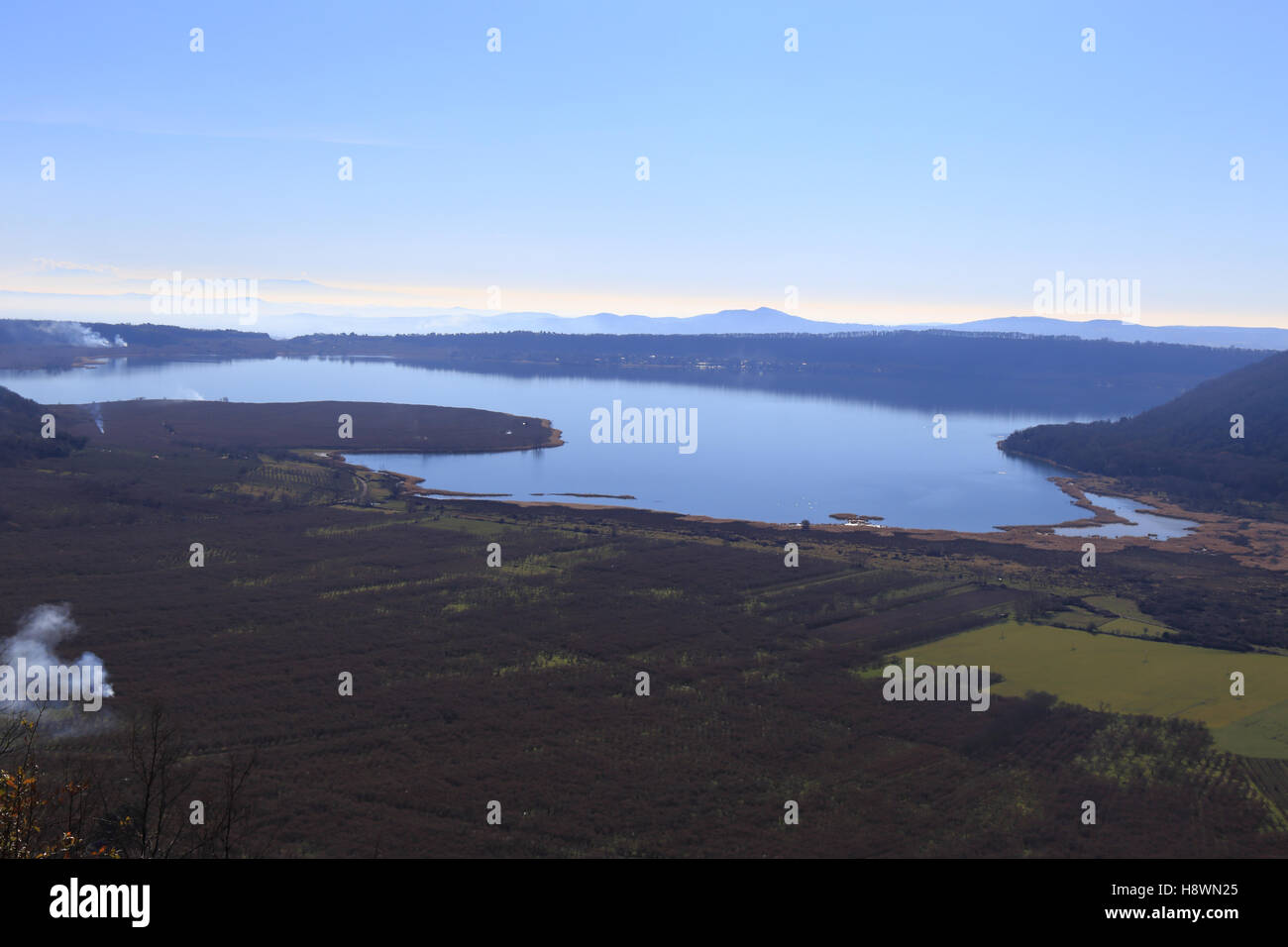 Lake Vico nel Lazio, Italy Stock Photo - Alamy